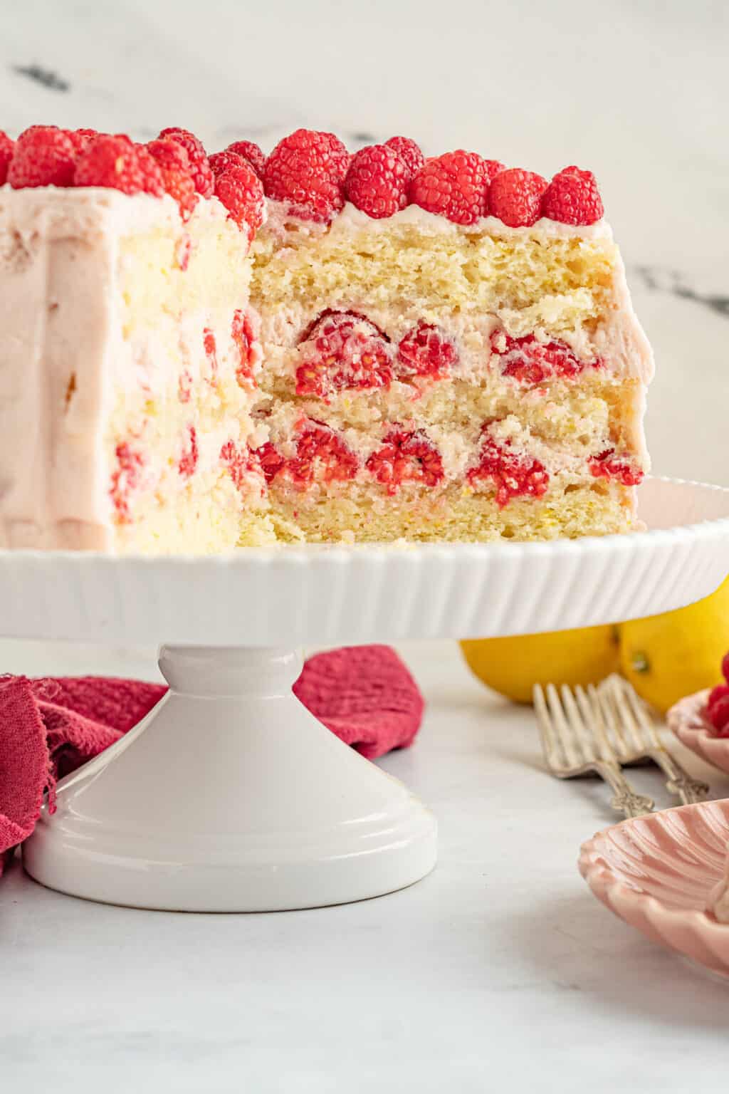 Lemon Raspberry Cake
