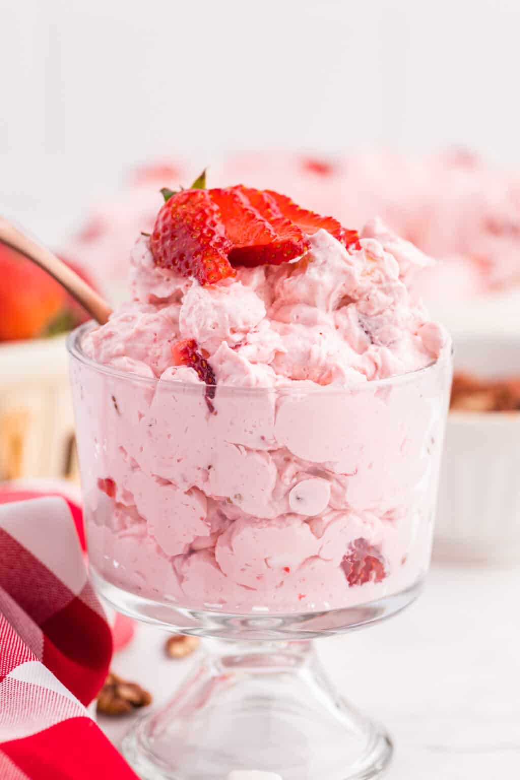 Strawberry Fluff Salad Recipe (with Pineapple)