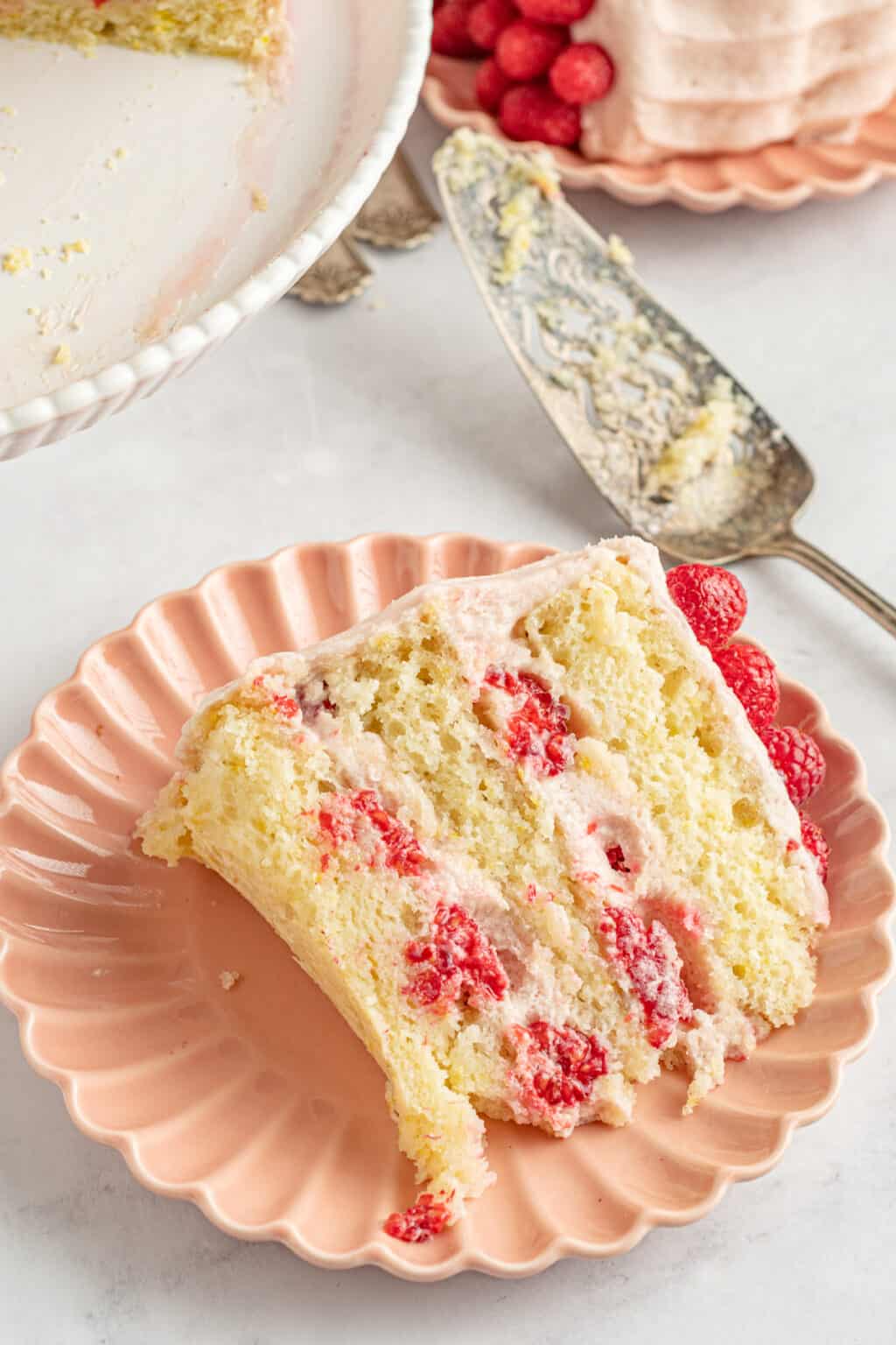 Lemon Raspberry Cake