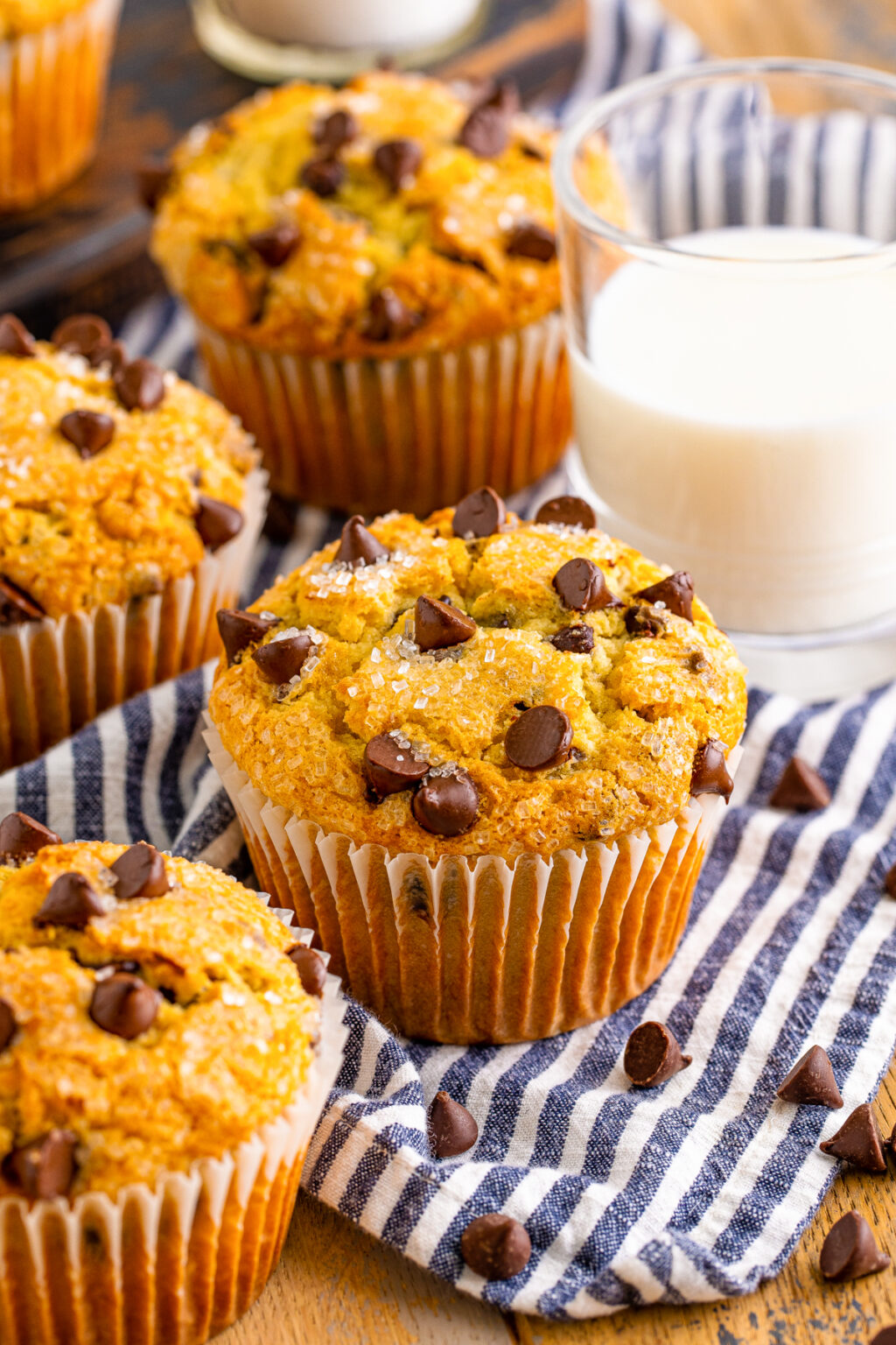 Bakery Style Chocolate Chip Muffins