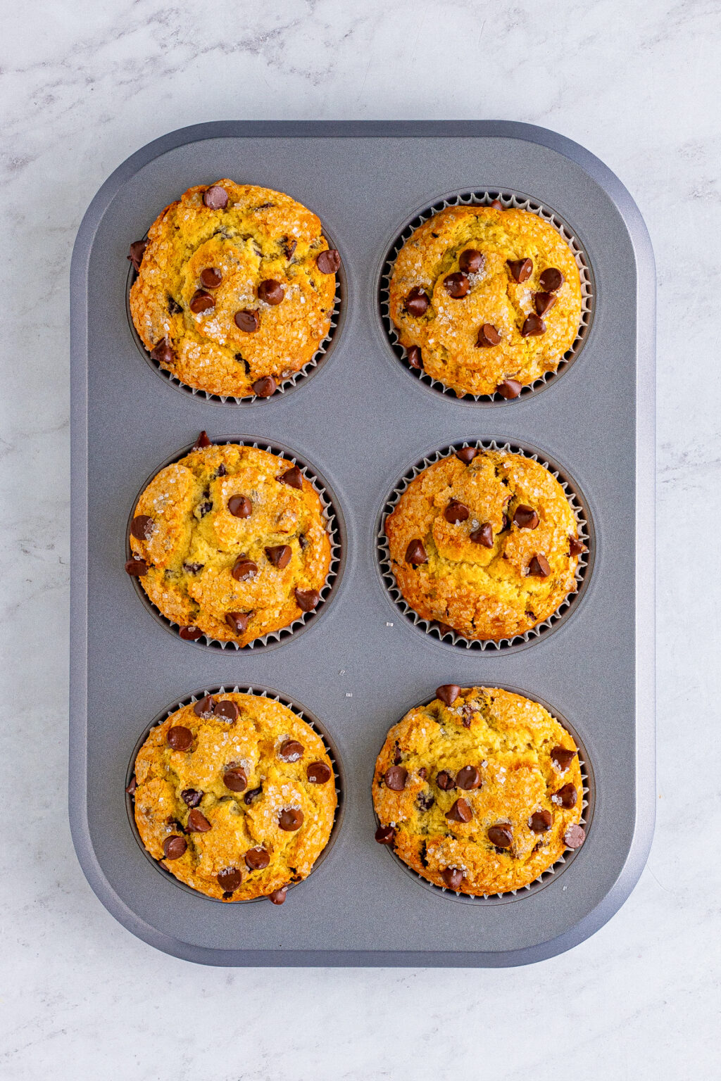 Bakery Style Chocolate Chip Muffins