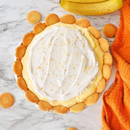 Easy Banana Pudding Pie No Bake Recipe