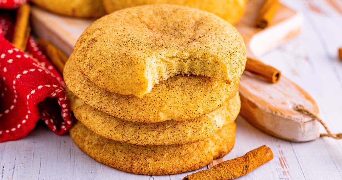 Soft & Thick Snickerdoodle Recipe (Jumbo Bakery-Style Cookies)