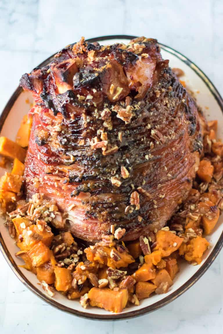 Maple Pecan Glazed Ham