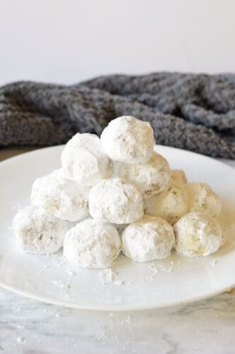 Buttery Pecan Snowball Cookies