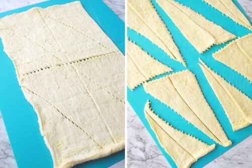 Pull-Apart Crescent Roll Christmas Tree