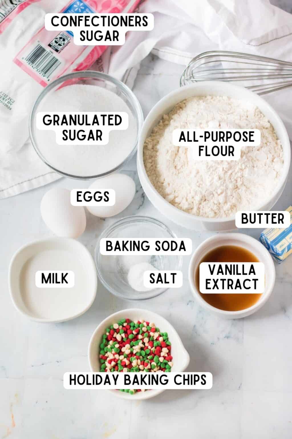 Frosted Christmas Sugar Cookie Bars with Sprinkles