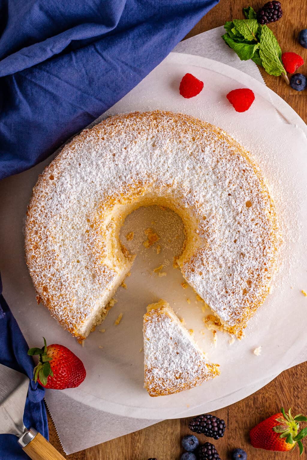 Angel Food Cake Recipe (without Cake Flour or Cornstarch)