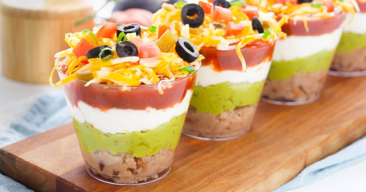 Individual 7 Layer Dip Cups