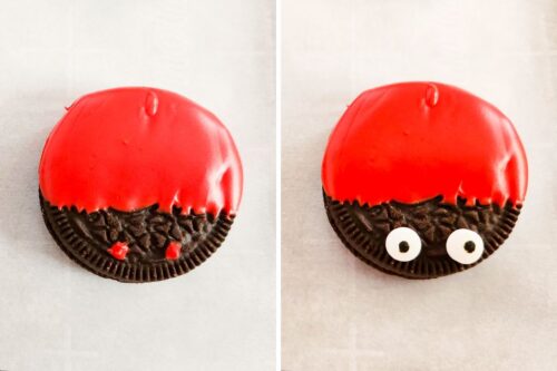 Ladybug Oreos (Valentine Love Bugs)