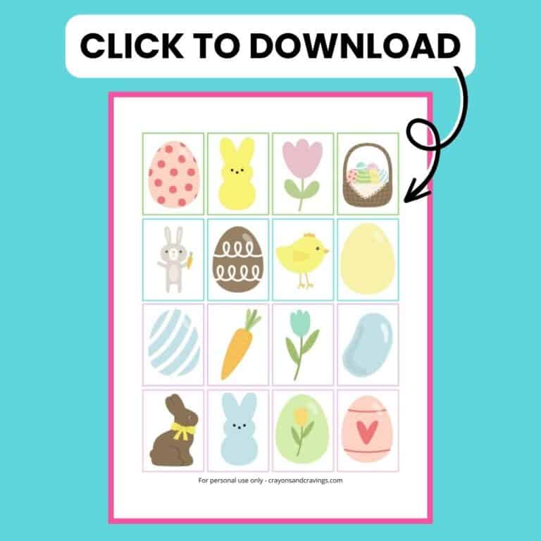 Free Printable Easter Matching Game