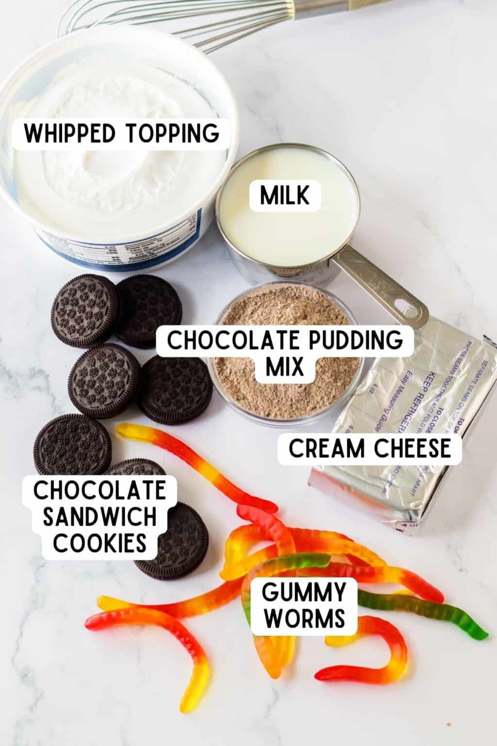 Dirt and Worms Recipe