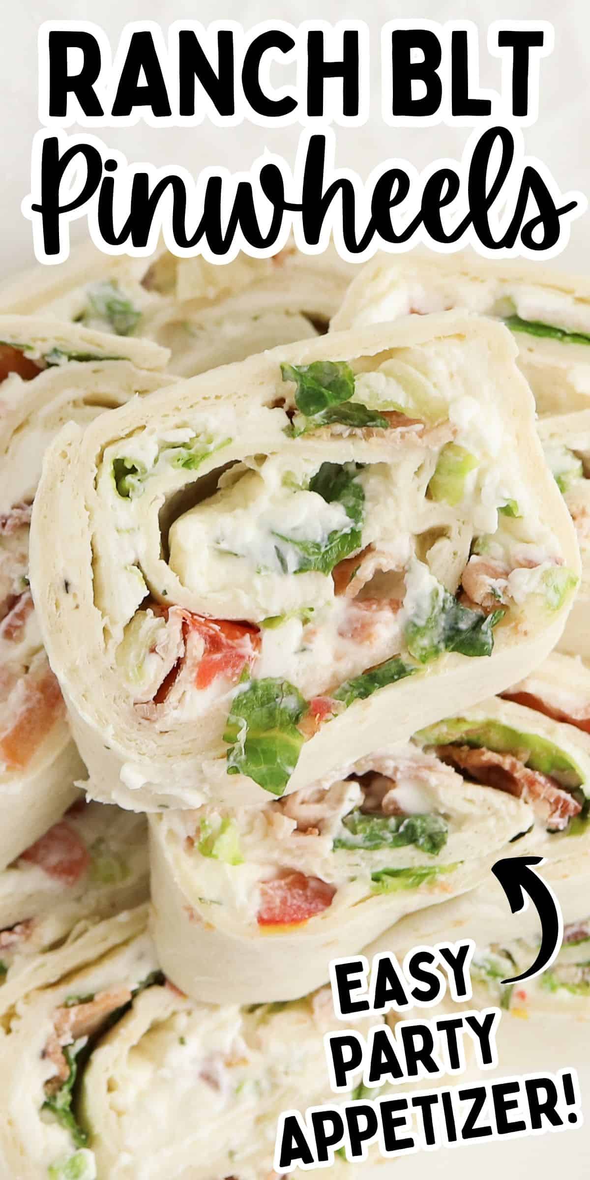 Ranch BLT Pinwheels Recipe (BLT Roll Ups)