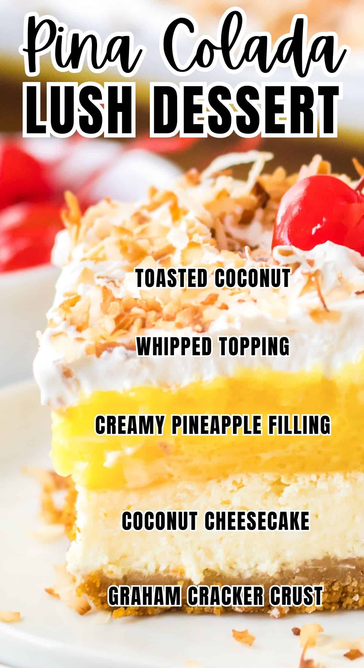 Pina Colada Lush Dessert