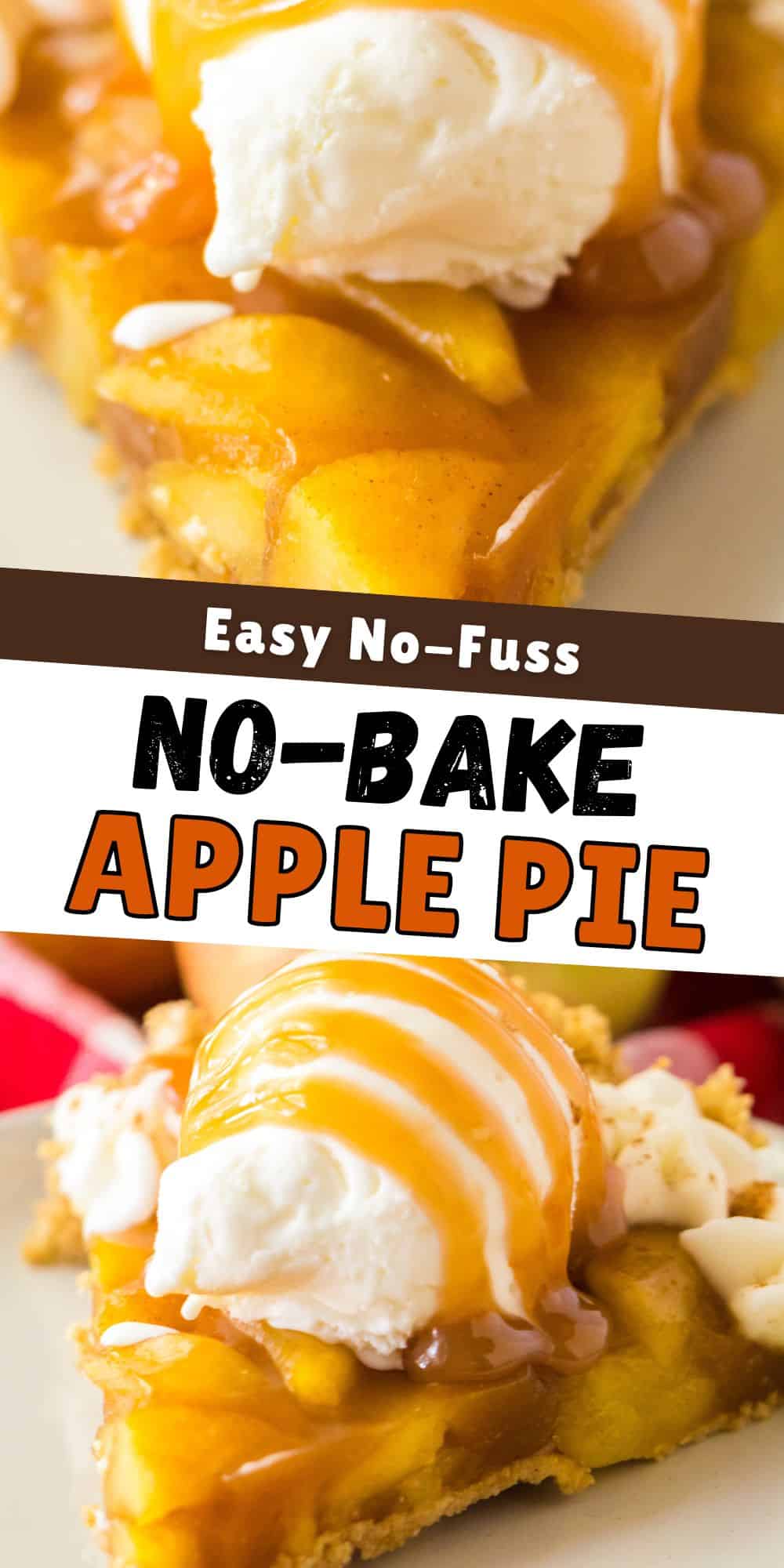 No Bake Apple Pie Recipe with Graham Cracker Crust
