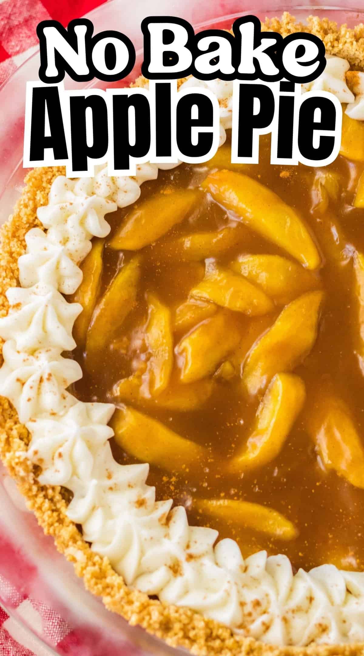 No Bake Apple Pie Recipe with Graham Cracker Crust