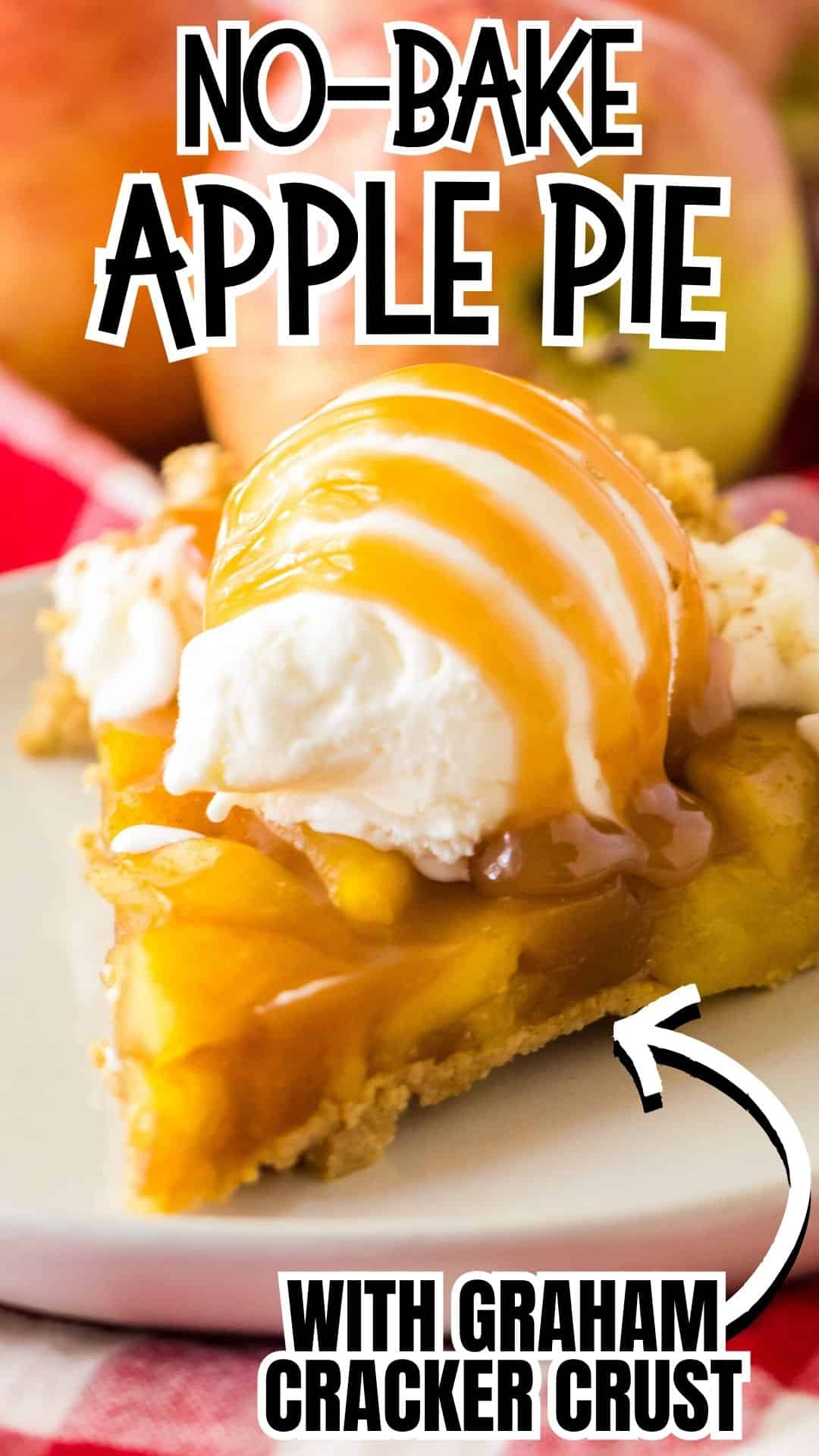 No Bake Apple Pie Recipe with Graham Cracker Crust