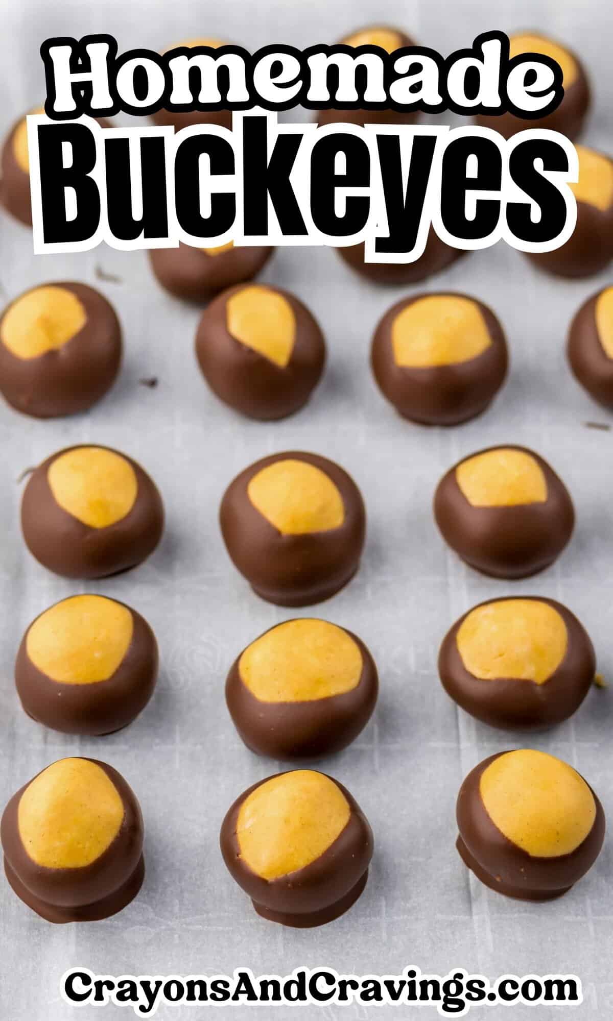 Homemade Peanut Butter Buckeyes Recipe (Buckeye Balls)