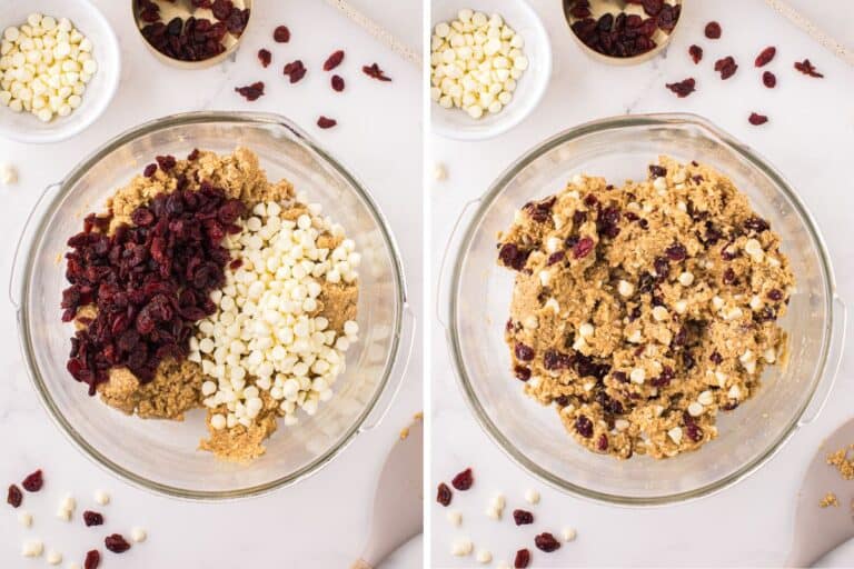 White Chocolate Cranberry Oatmeal Cookies Recipe