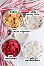 Bugle Santa Hats (Easy Christmas Snack Recipe)