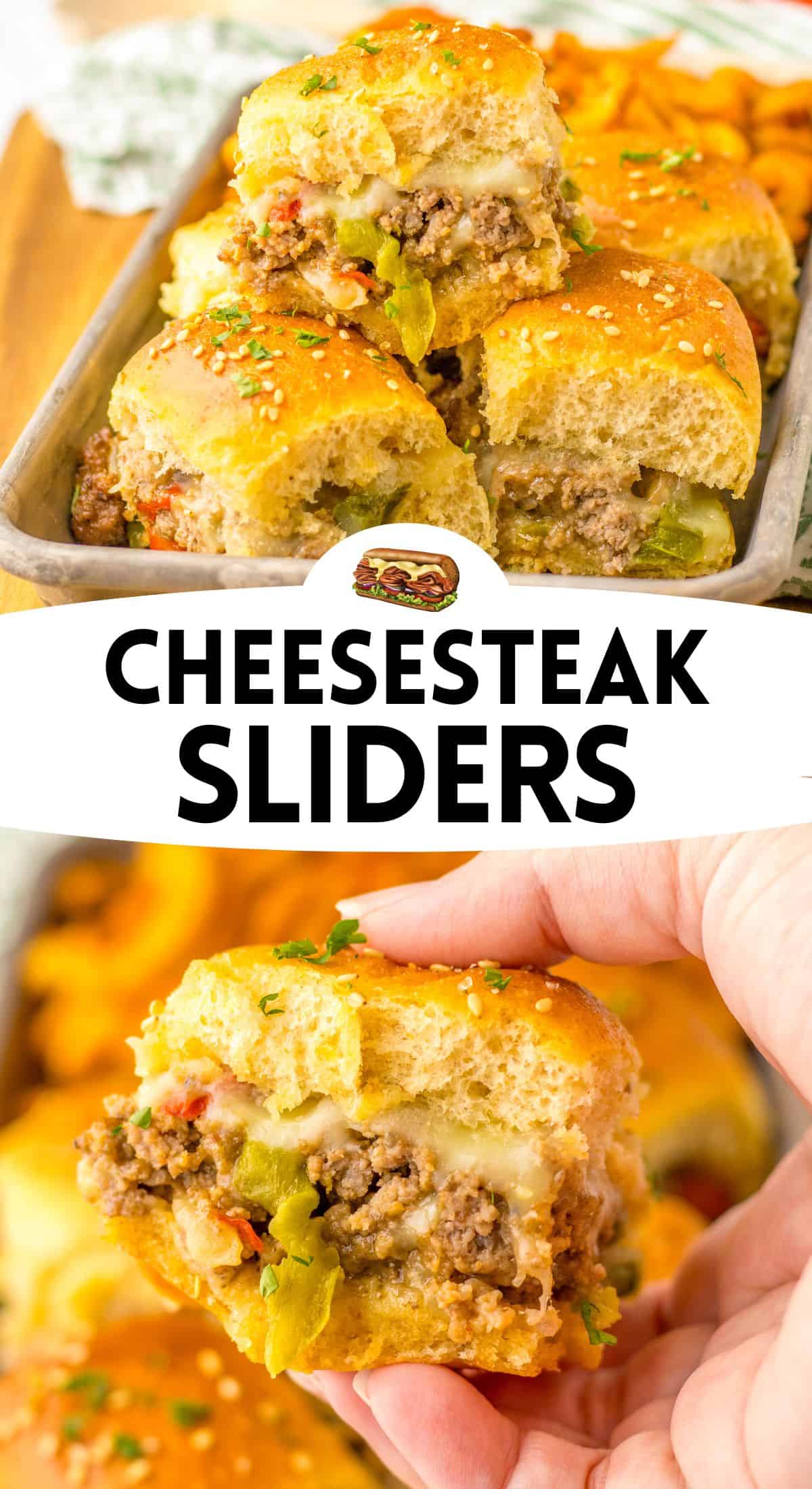 Easy Philly Cheesesteak Sliders with Ground Beef