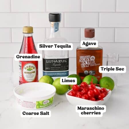 Pink Margarita (Easy Pink Tequila Cocktail Recipe)