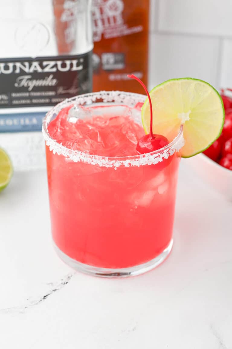 Pink Margarita (Easy Pink Tequila Cocktail Recipe)