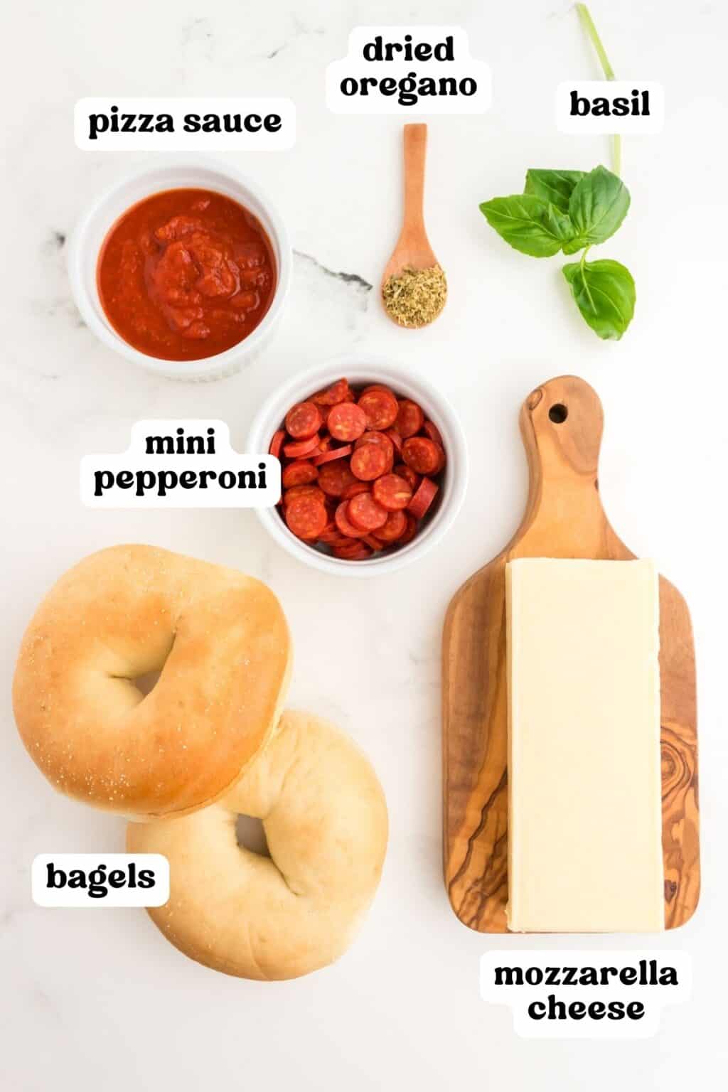 Air Fryer Pizza Bagels (Easy Recipe!)