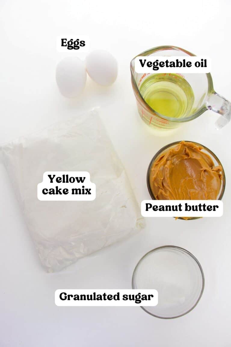 Cake Mix Peanut Butter Cookies (Easy Recipe!)
