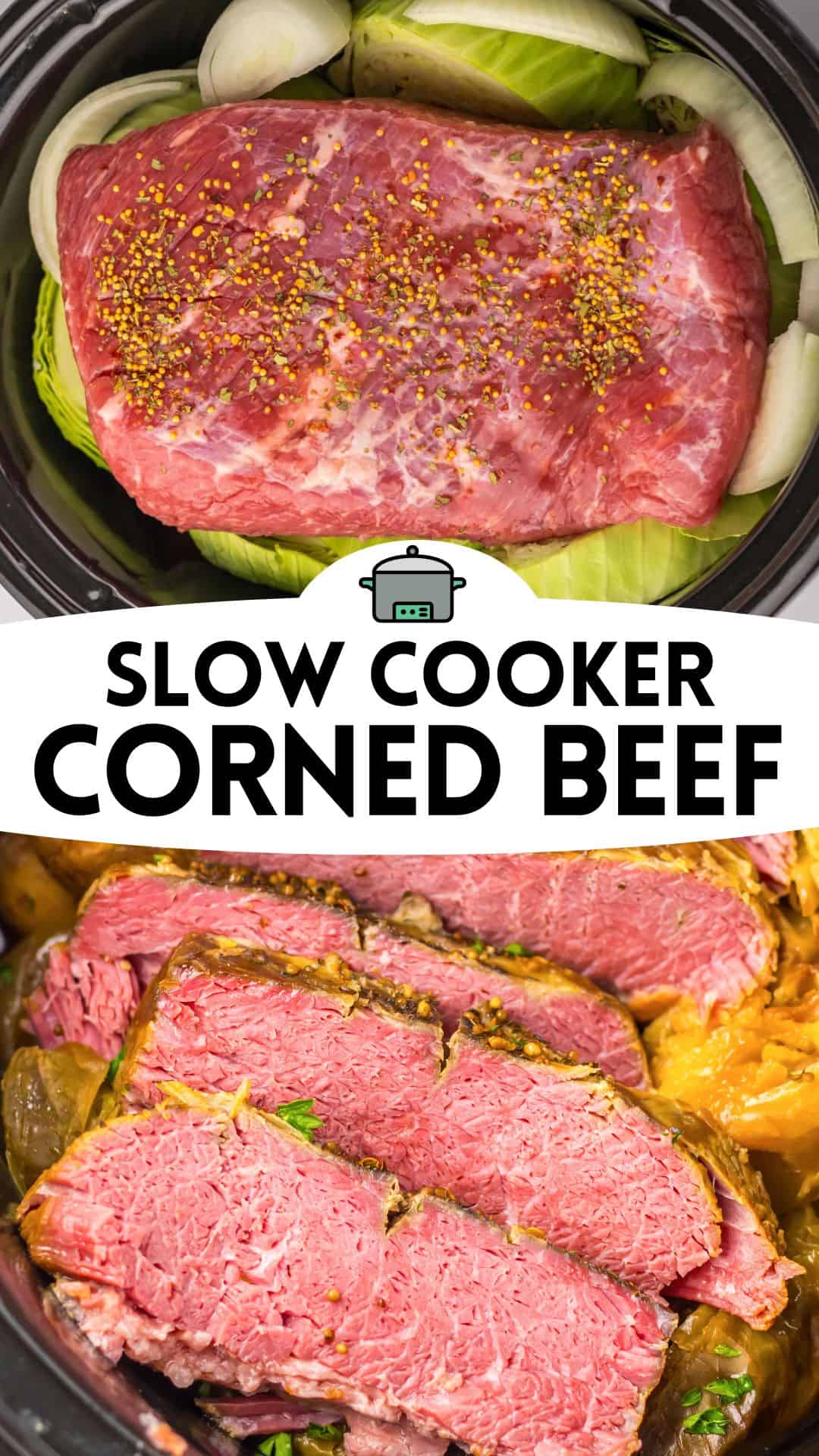 Crockpot Corned Beef Brisket with Cabbage (Easy Recipe!)