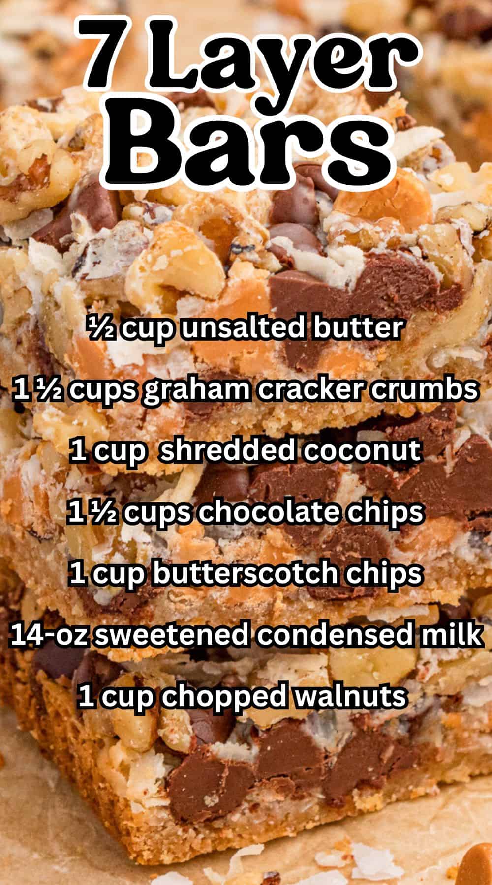 7 Layer Bars Recipe