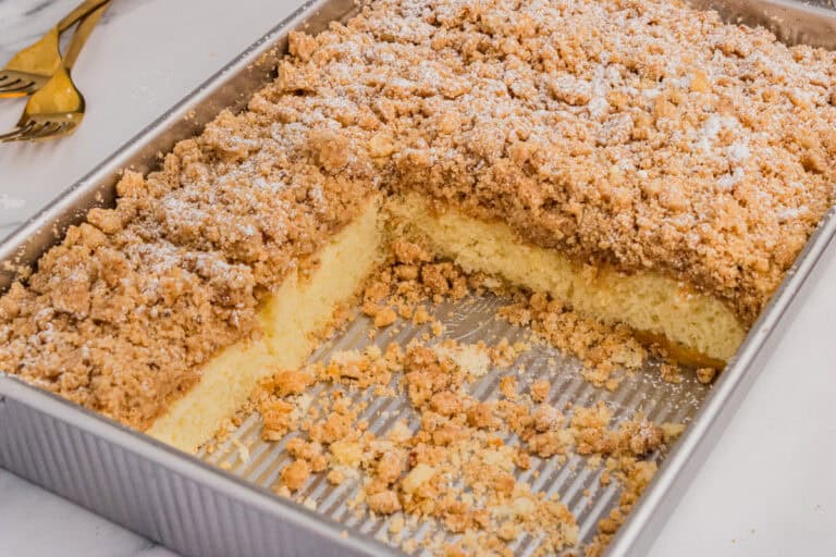 Crumb Cake with Cake Mix (Easy Shortcut Recipe!)