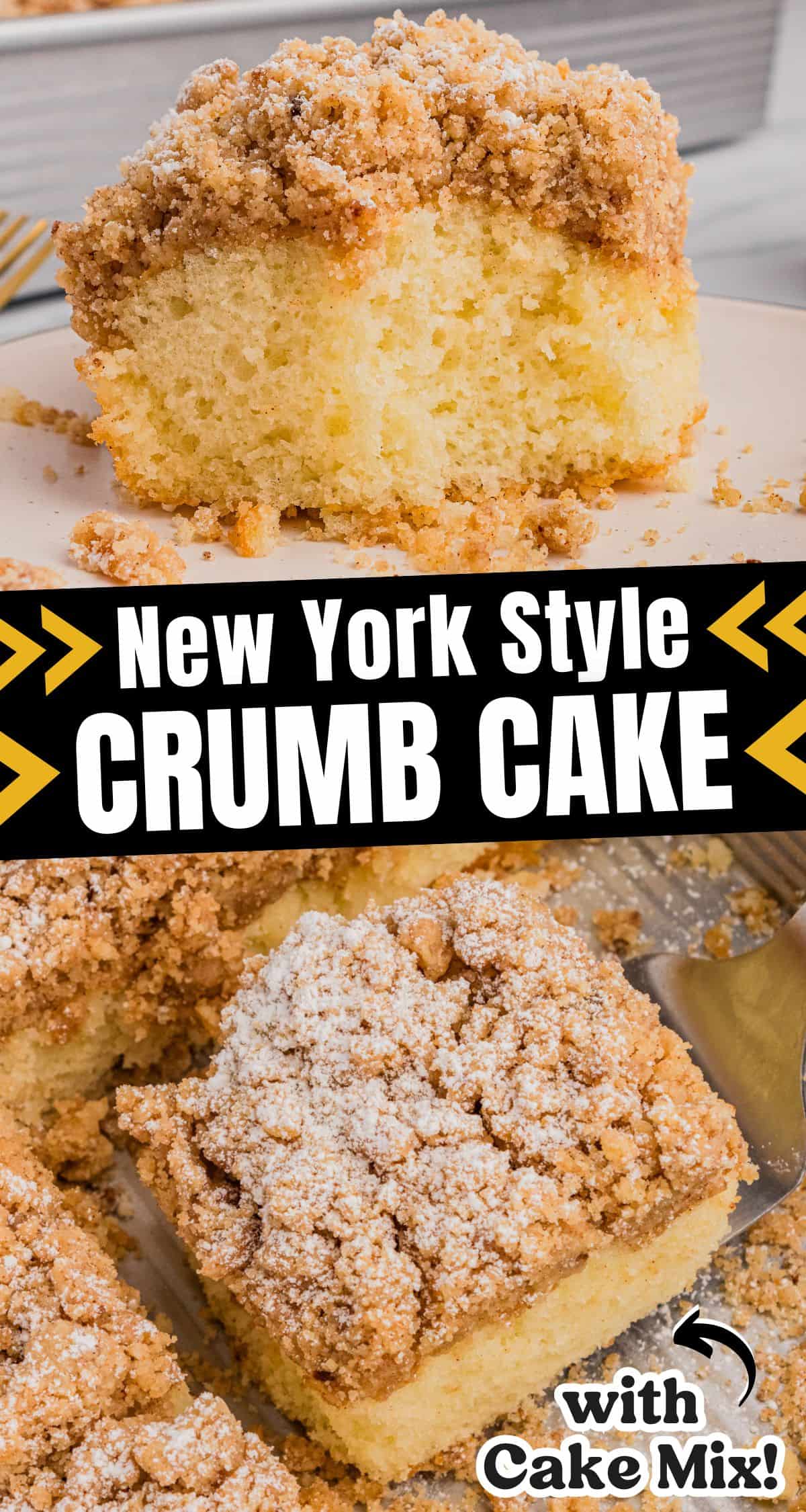 Crumb Cake with Cake Mix (Easy Shortcut Recipe!)