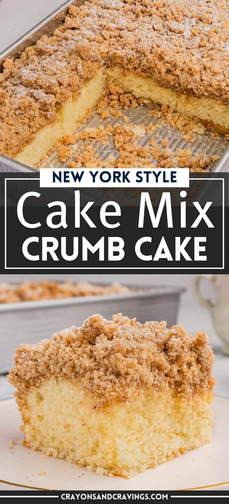 Crumb Cake with Cake Mix (Easy Shortcut Recipe!)
