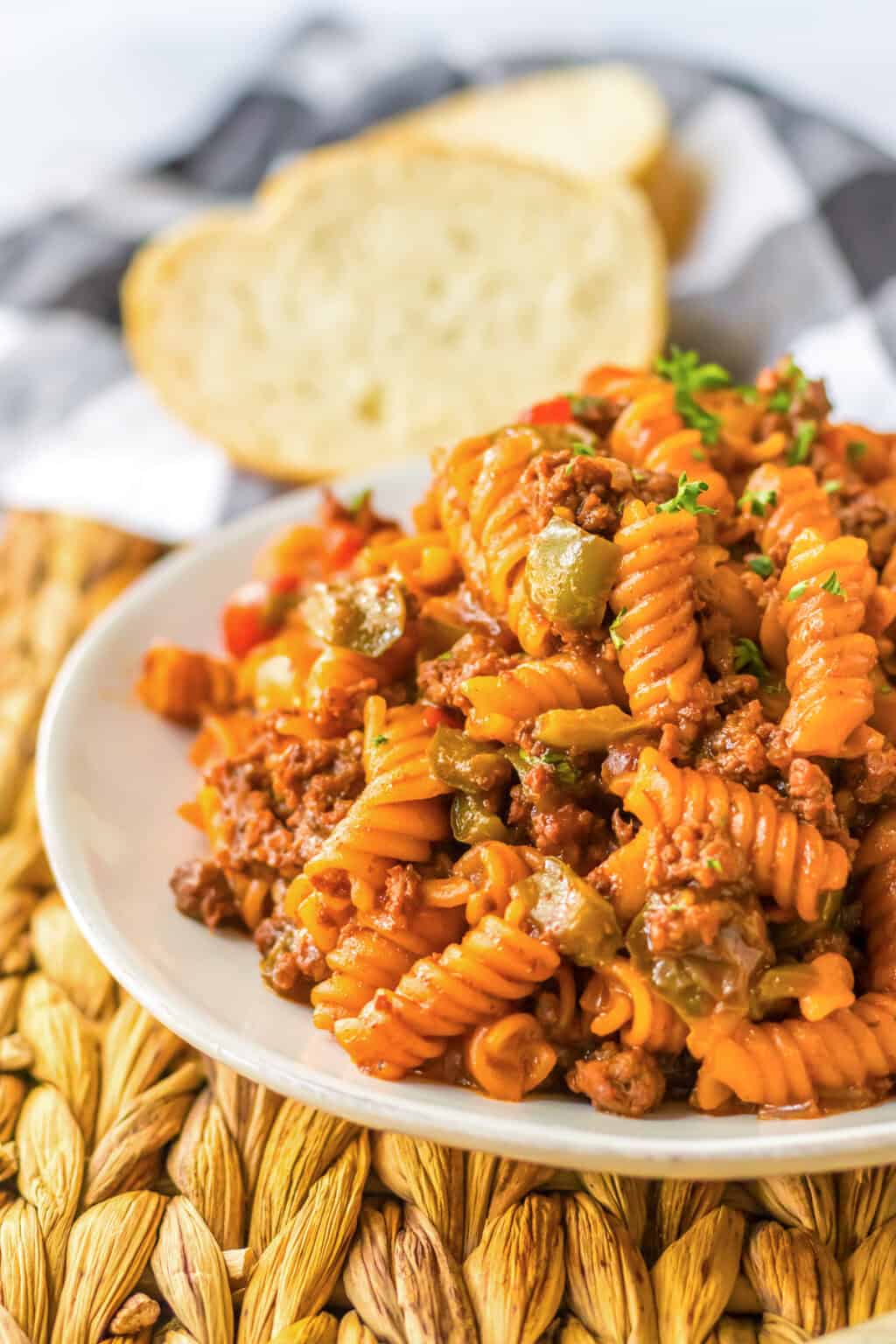 Sloppy Joe Pasta (Easy One Pot Recipe)