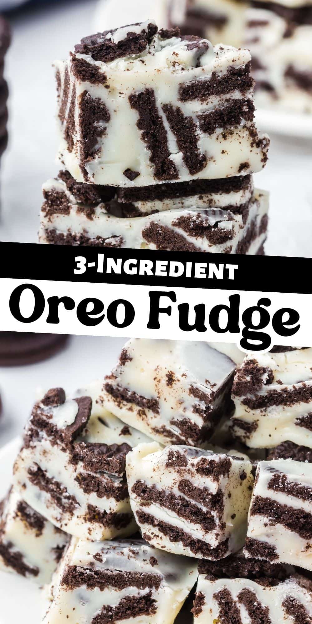 3 Ingredient Oreo Fudge
