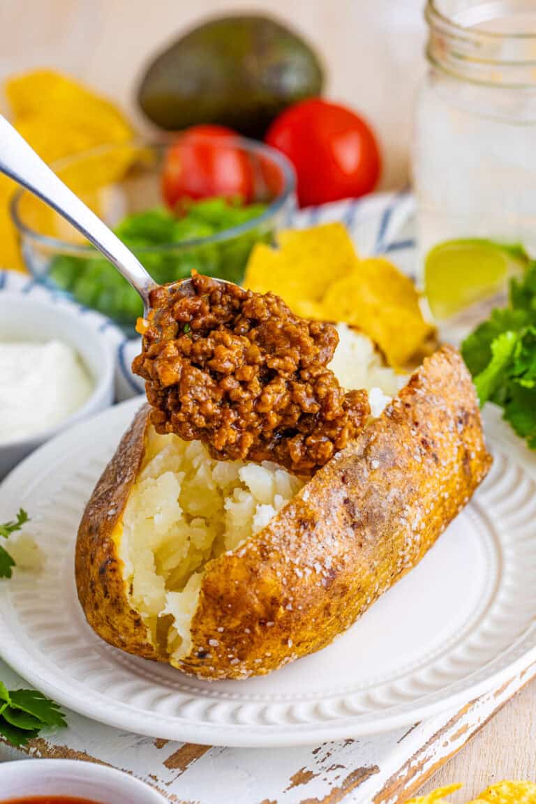 Taco Stuffed Baked Potatoes