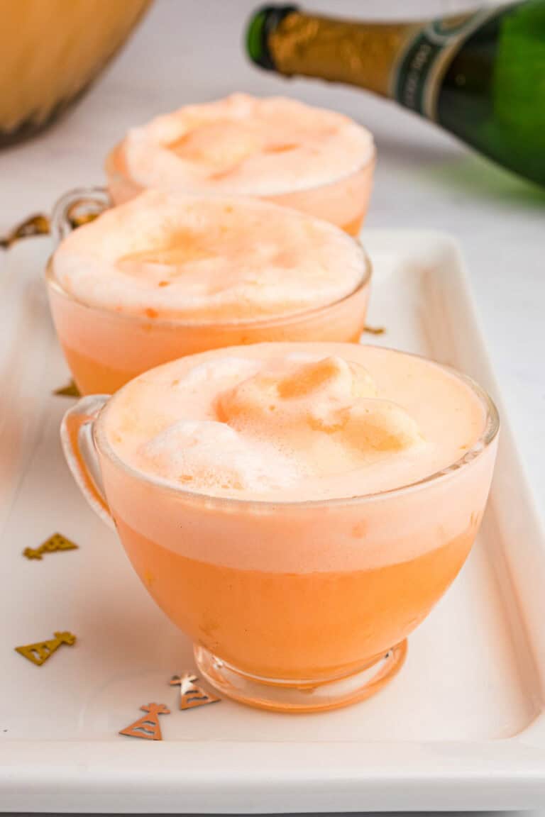 Champagne Punch with Sherbet