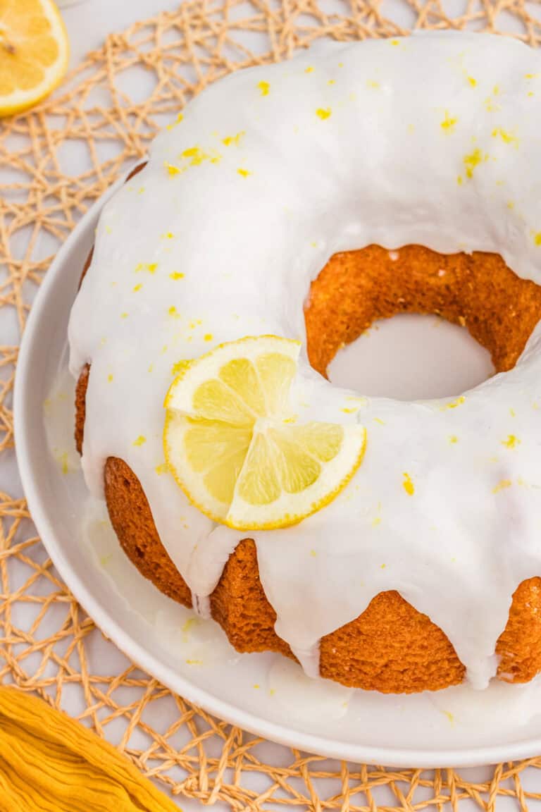 Lemon Bundt Cake with Cake Mix