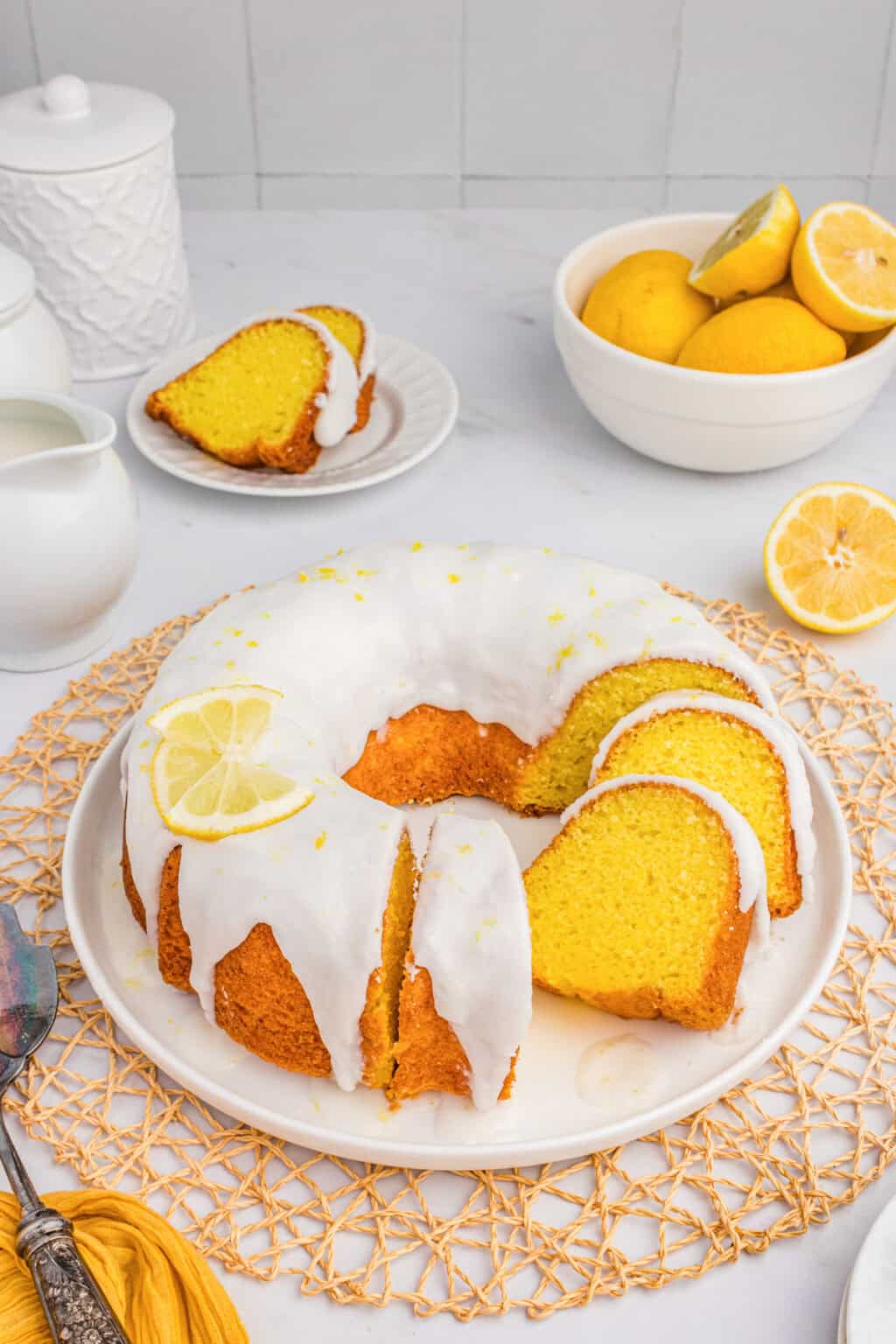 Lemon Bundt Cake with Cake Mix