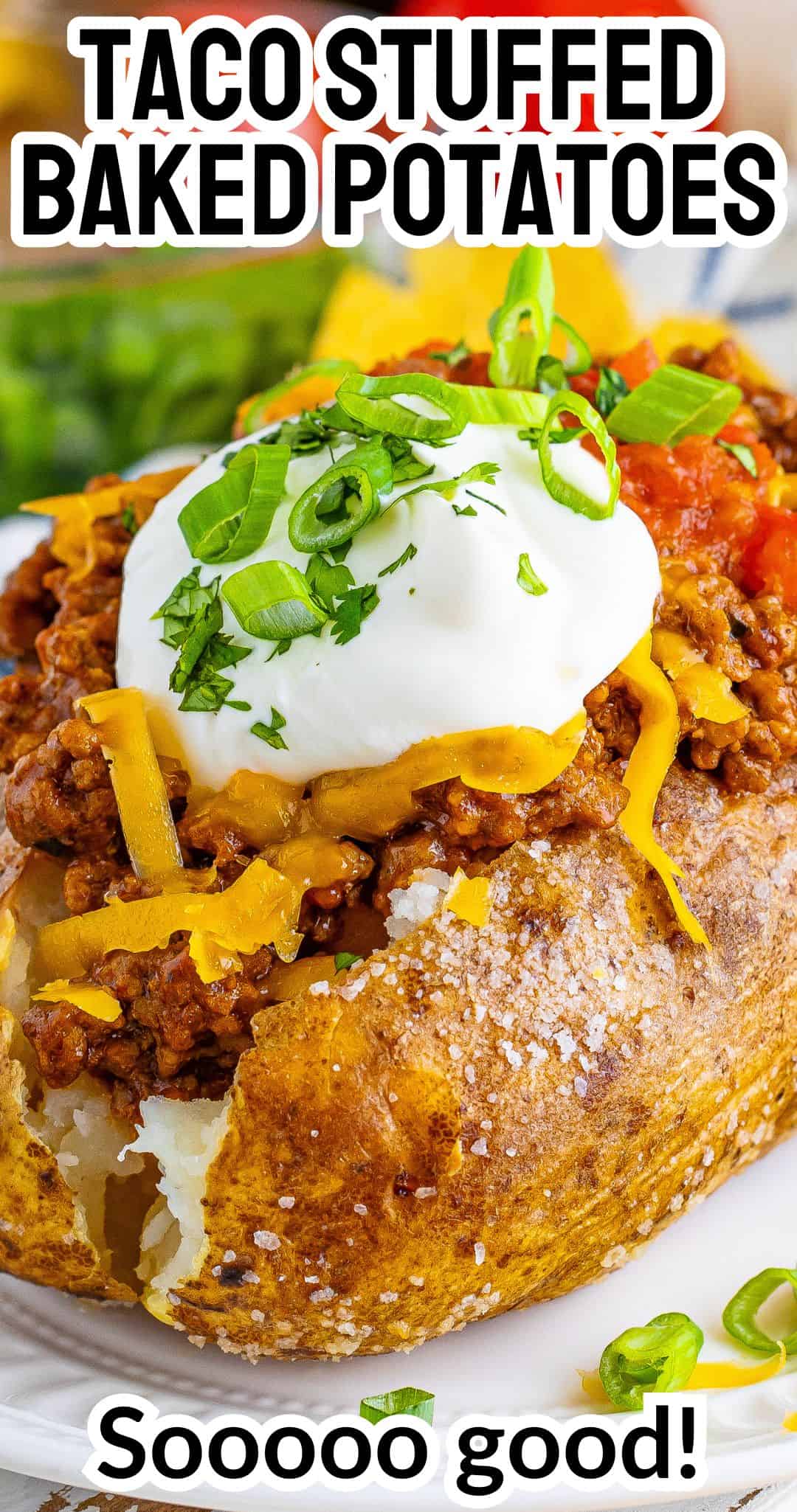 Taco Stuffed Baked Potatoes