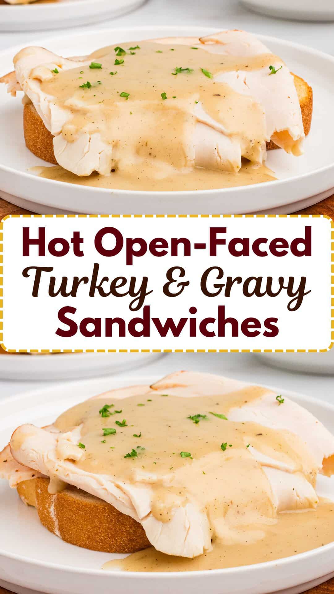 Hot Open-Faced Turkey Sandwich
