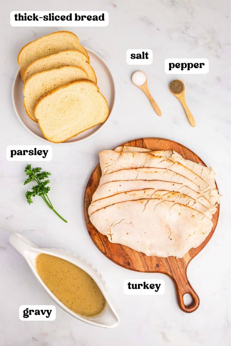 Hot Open-Faced Turkey Sandwich