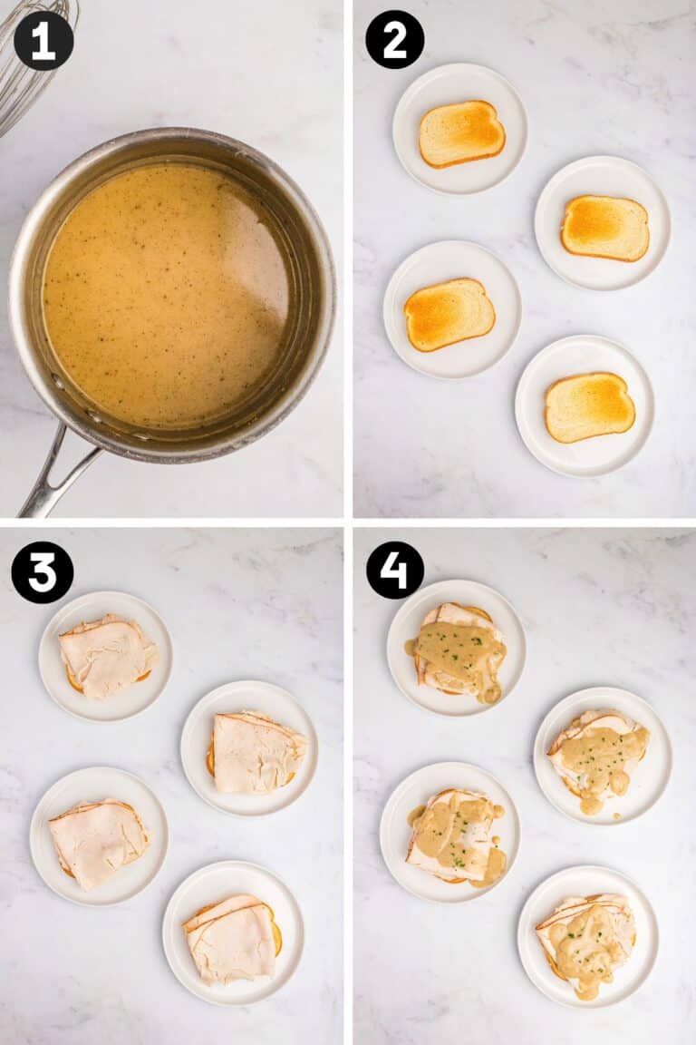 Hot Open-Faced Turkey Sandwich