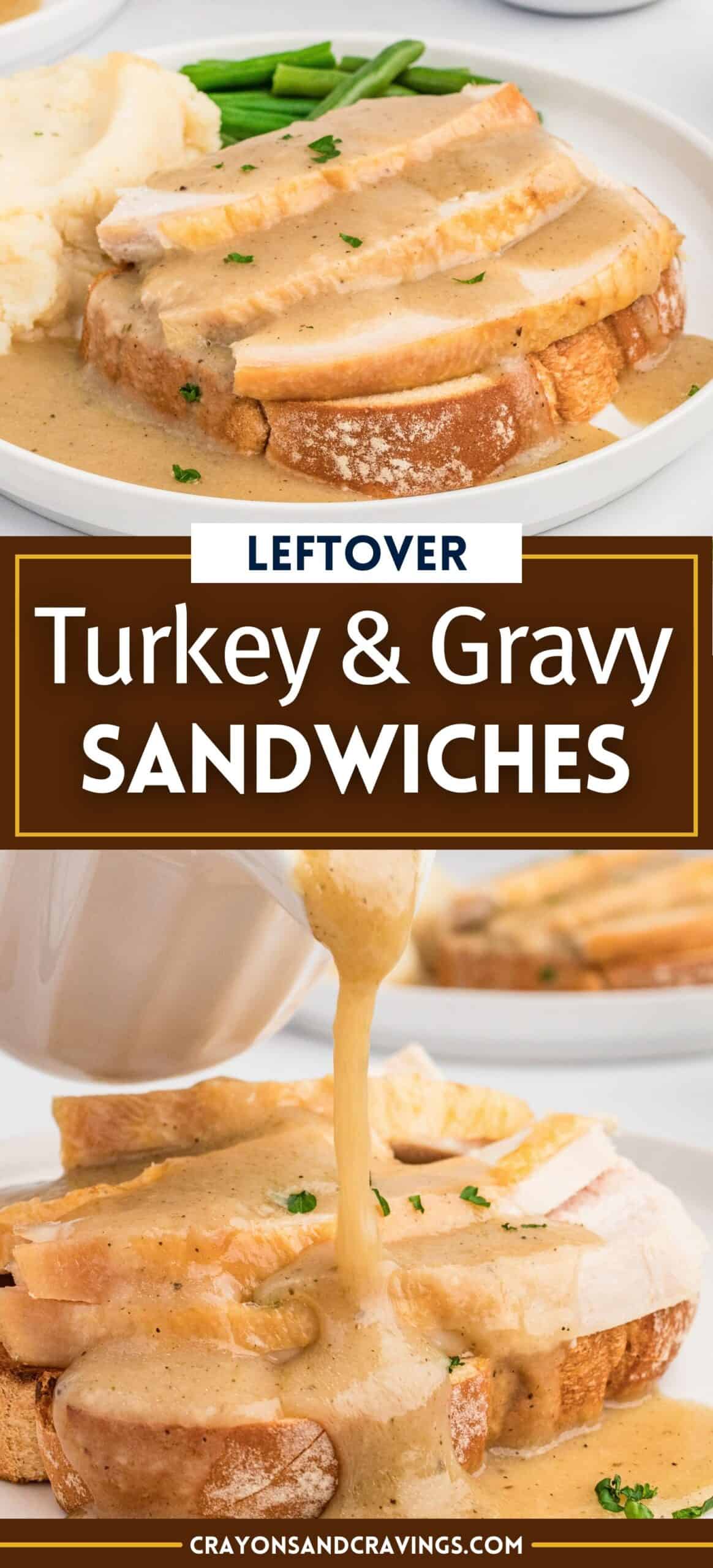 Hot Open-Faced Turkey Sandwich