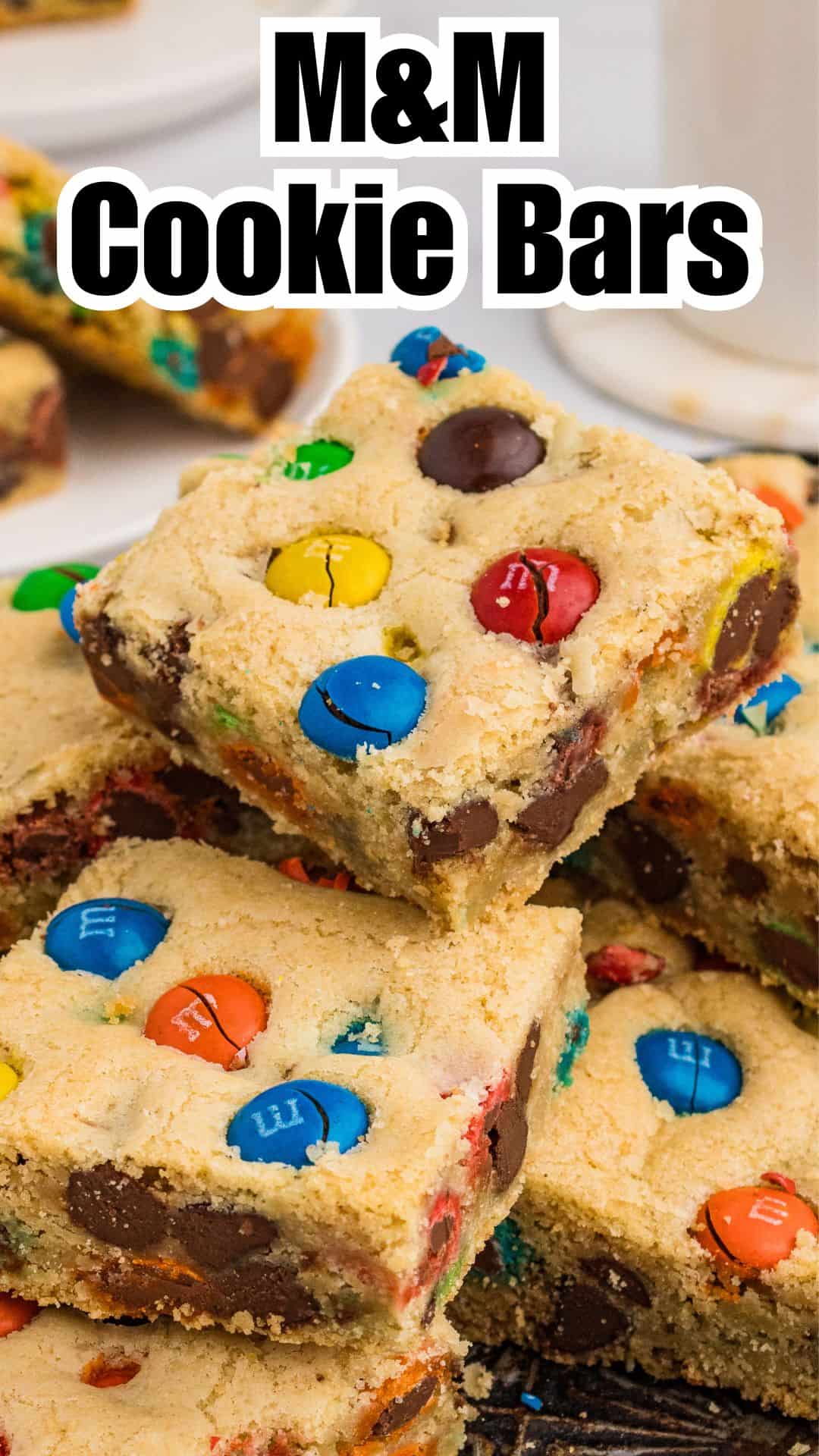 M&M Cookie Bars