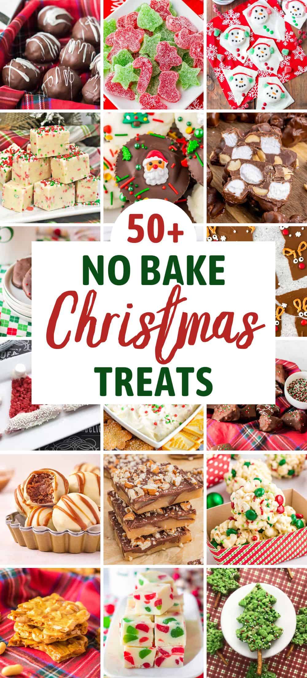 50+ No-Bake Christmas Treats