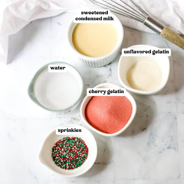 Candy Cane Gelatin Shots