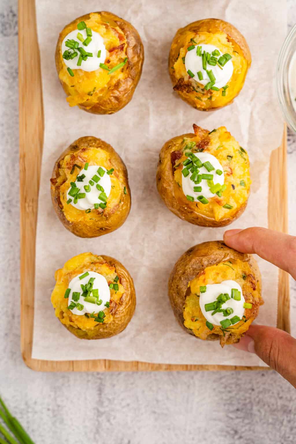 Mini Loaded Potatoes