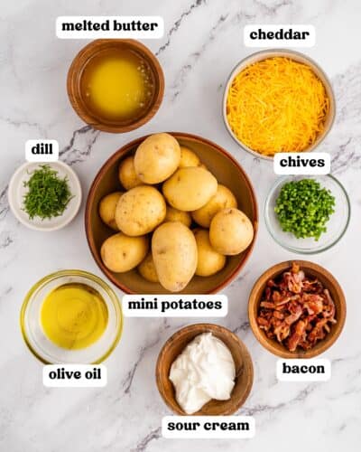 Mini Loaded Potatoes